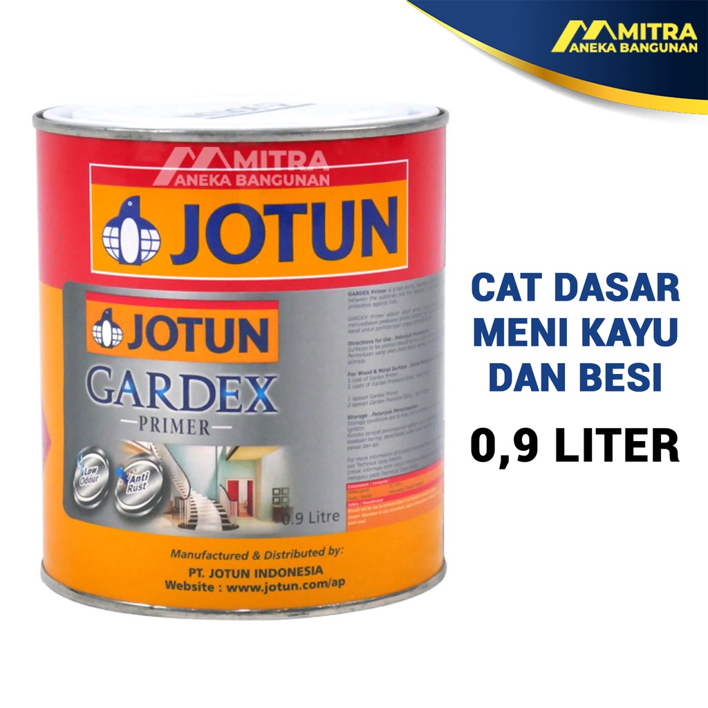 Jual GARDEX PRIMER JOTUN 0,9 LITER / CAT DASAR KAYU ATAU BESI / MENI ...