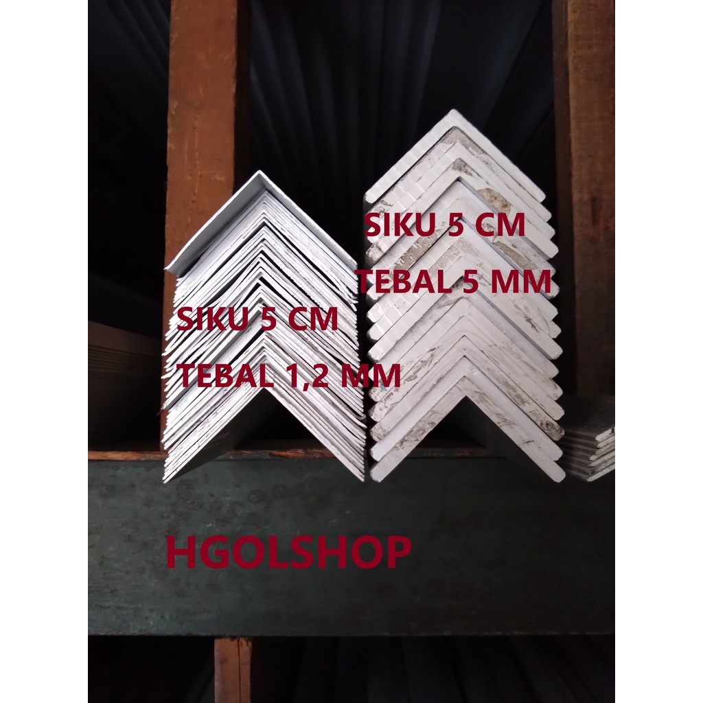 Jual SIKU ALUMINIUM 5 CM X 5 CM TEBAL 5 MM | Shopee Indonesia