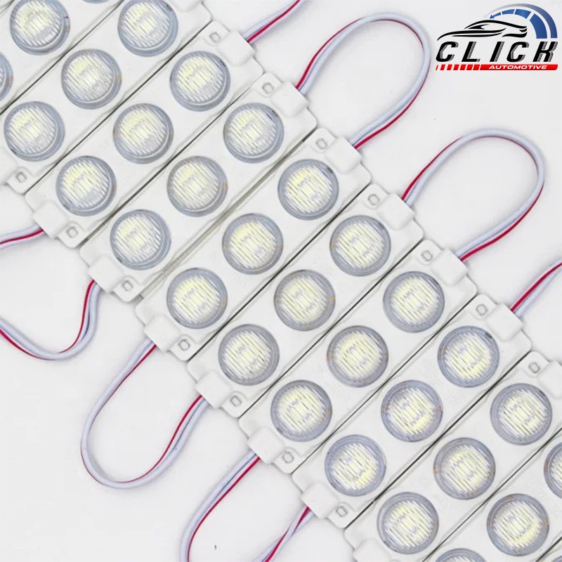 Jual LAMPU LED MODUL STRIP 3MATA/ MODUL MATA TIMBUL / 3030 SMD 7520 12V 24V WATERPROOF | Shopee ...