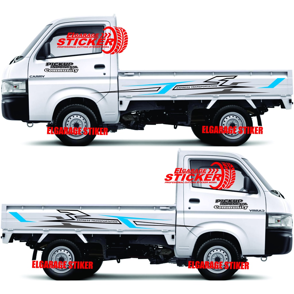 Jual Stiker mobil new carry cutting stiker striping variasi body pick ...