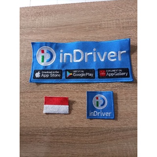 Jual Emblem In Driver Paket Lengkap Dasar Biru Turkis Logo InDriver ...