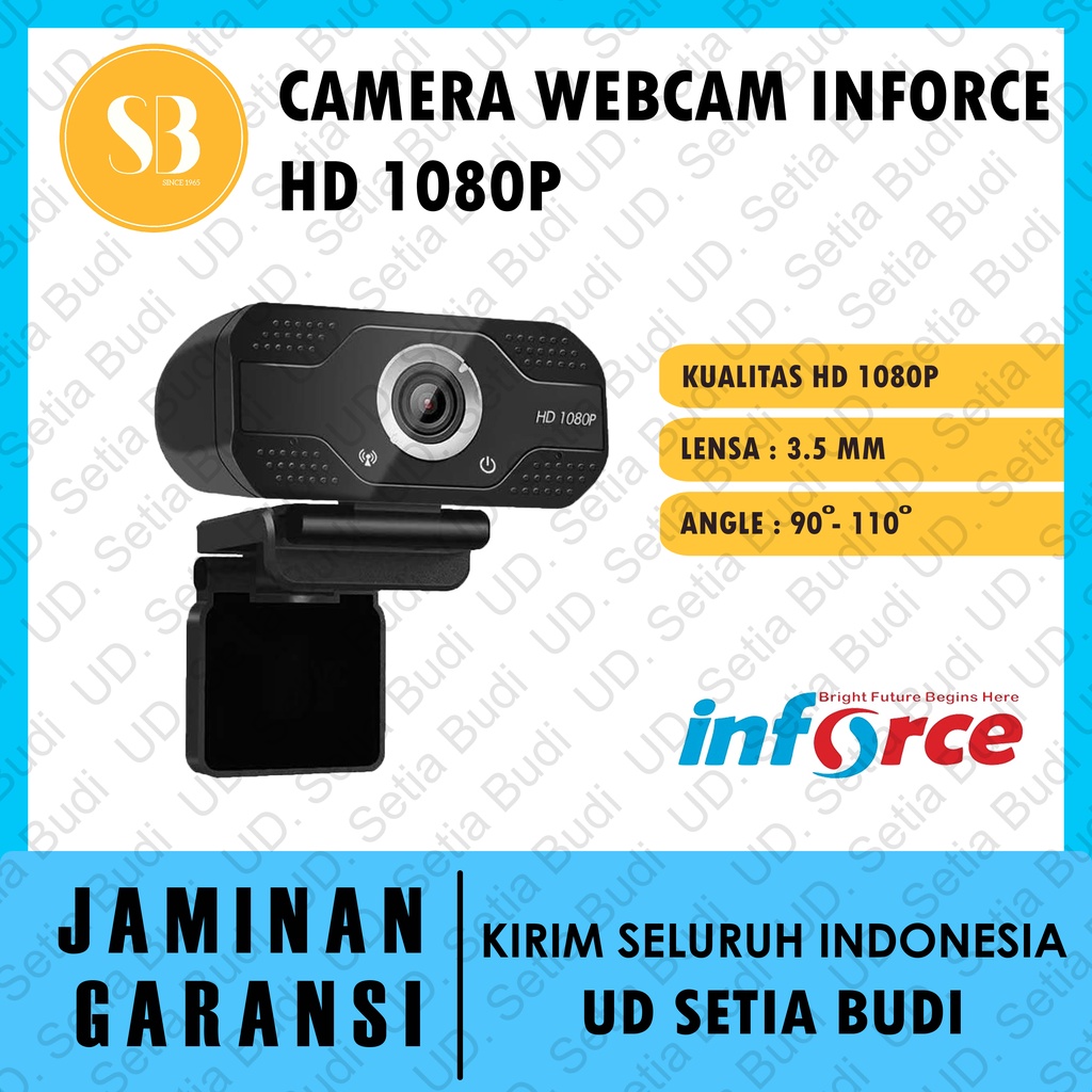 Jual Webcam Inforce HD 1080P Web Camera | Shopee Indonesia