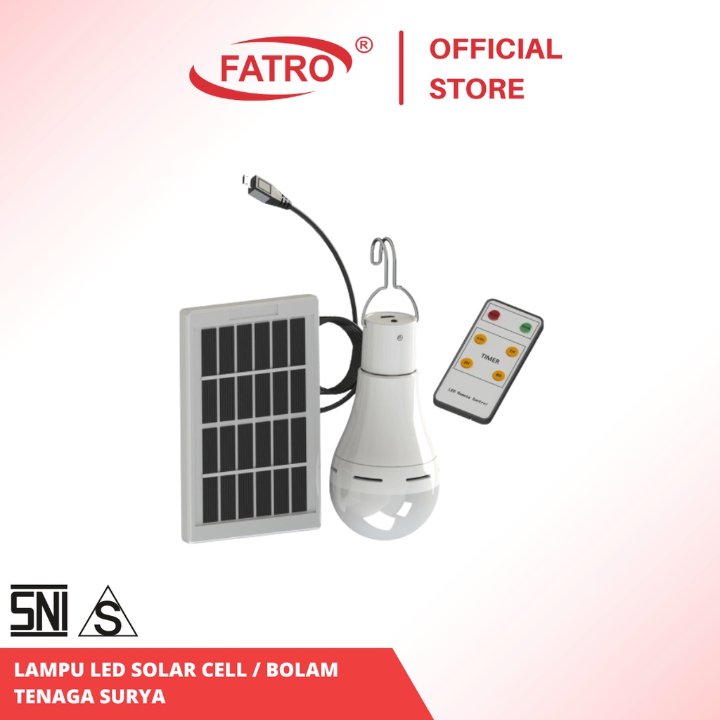 Jual FATRO LAMPU LED SOLAR CELL / BOLAM TENAGA SURYA / LAMPU TENAGA ...