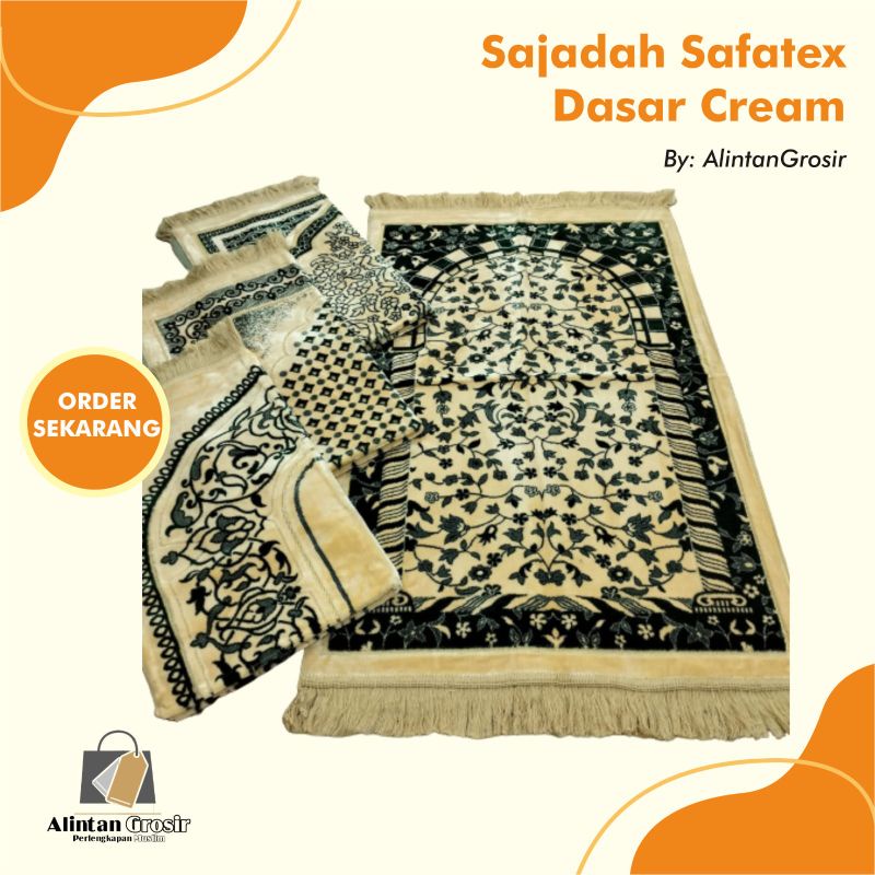 Jual (COD) Sajadah Safatex Perak Turki Sajadah Seserahan Premium ...