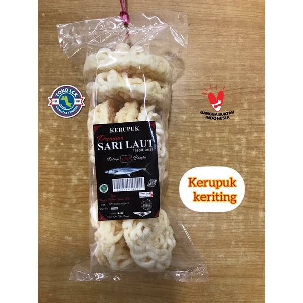 Jual Kerupuk Cap Sari laut krupuk kriting ikan khas Bangka dari toko ...