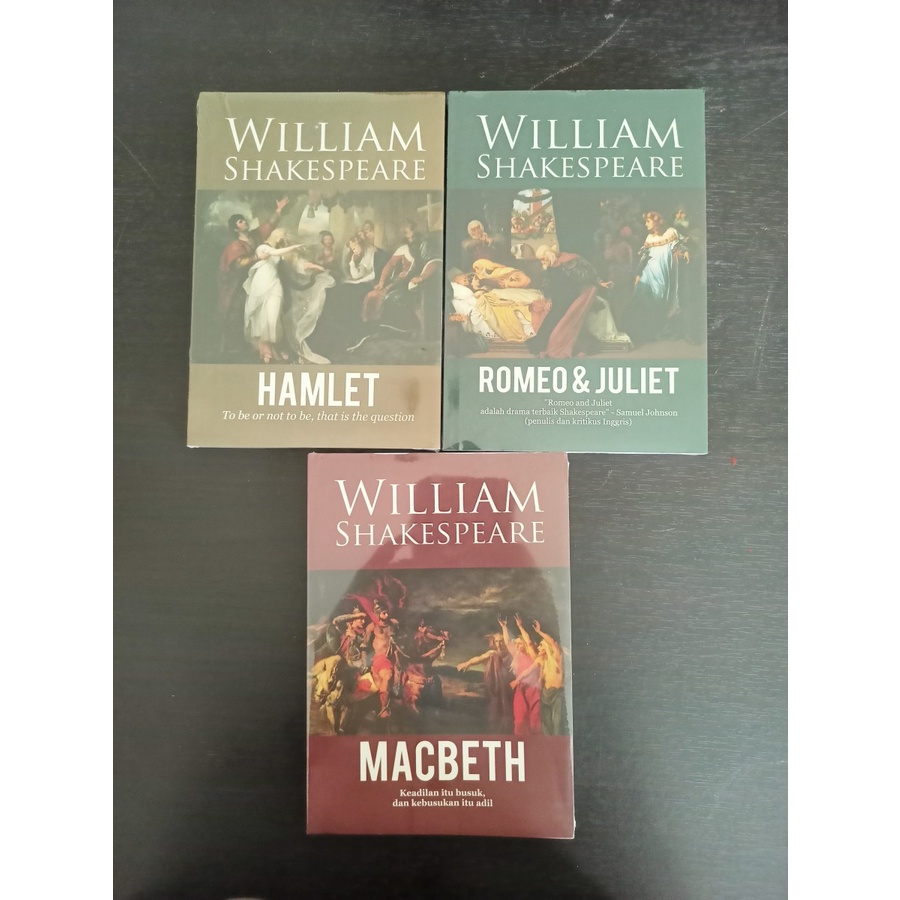 Jual Buku Novel - PAKET BUKU WILLIAM SHAKESPEARE - Romeo & Juliet ...