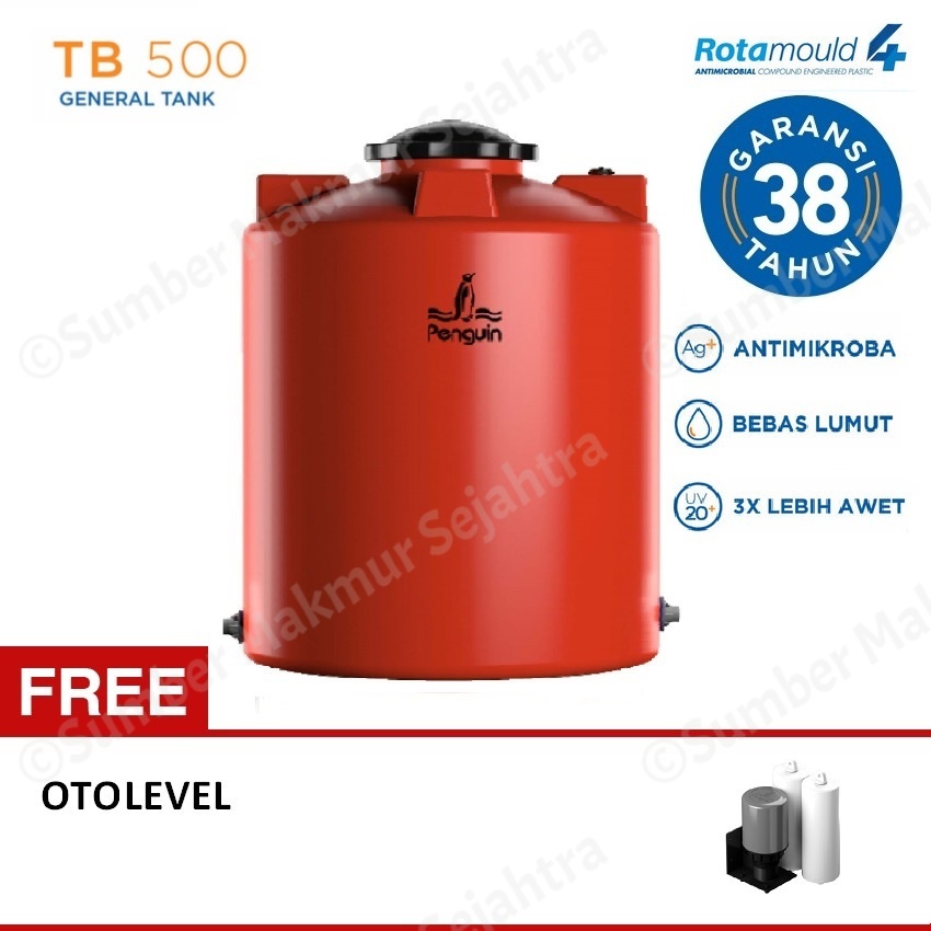 Jual Tandon Air 5000 Liter Penguin / Toren Air / Tangki Air - TB 500 ...