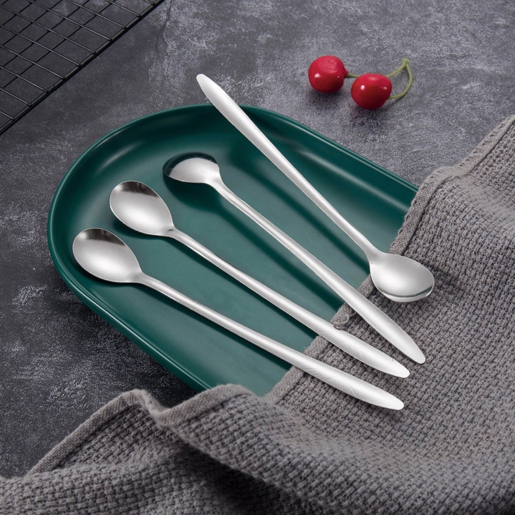 Jual Sendok Aduk Panjang 19 cm / Sendok Pengaduk Teh Kopi Stainless ...