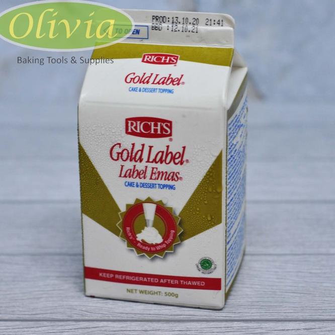 Jual Model terkini RICHS Rich's GOLD LABEL Whipping Cream 500 gr Whip ...