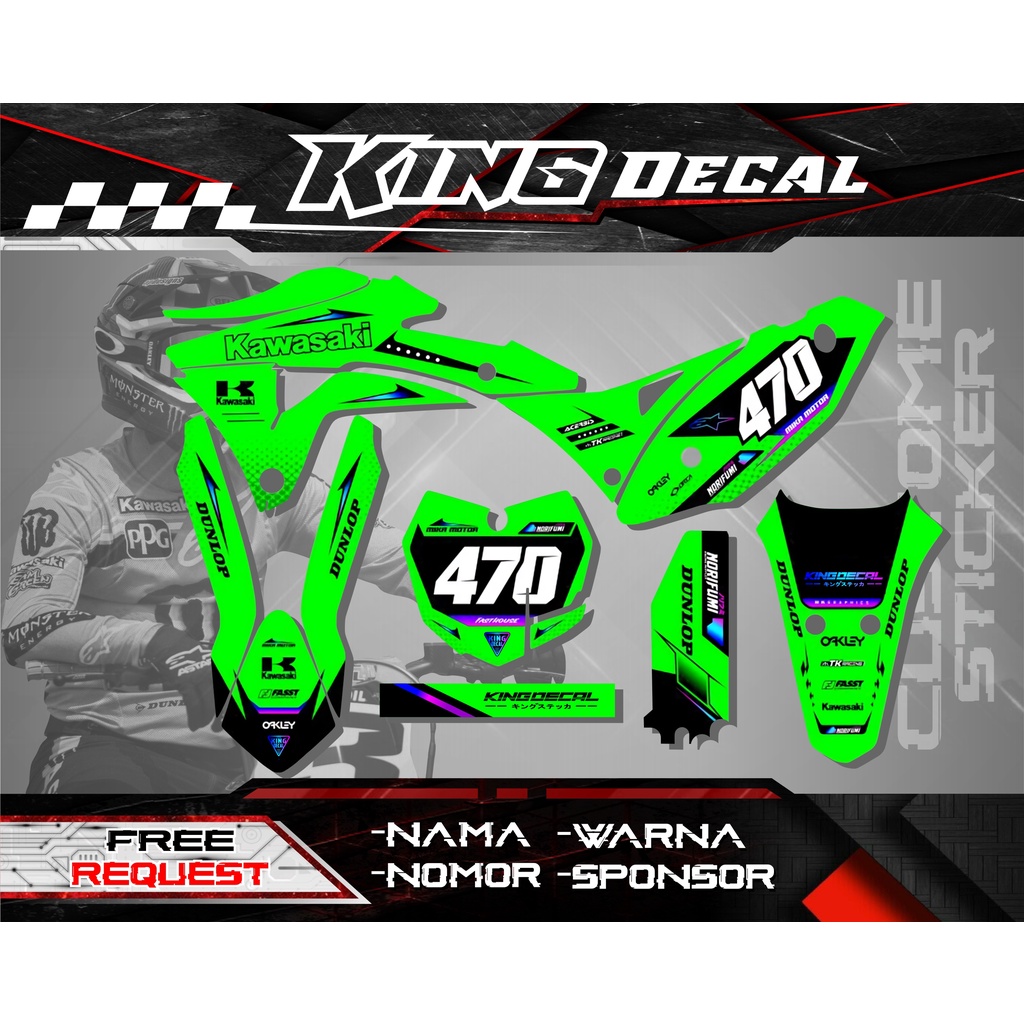 Jual DECAL STICKER KLX GORDON FULL BODY DECAL GORDON DECAL STIKER KLX ...