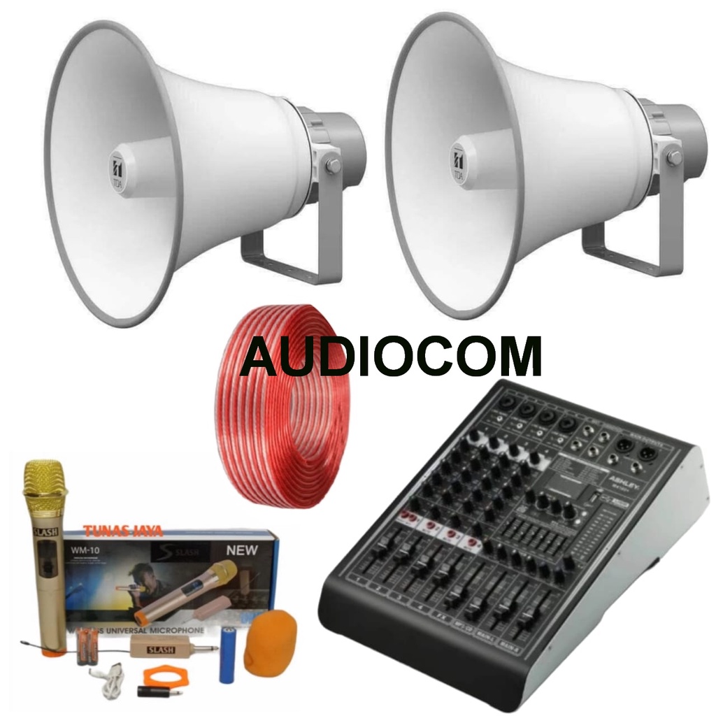 Jual PAKET SPEAKER TOA ZH5025B POWER MIXER 4 MIC WIRELESS PAKET SOUND ...