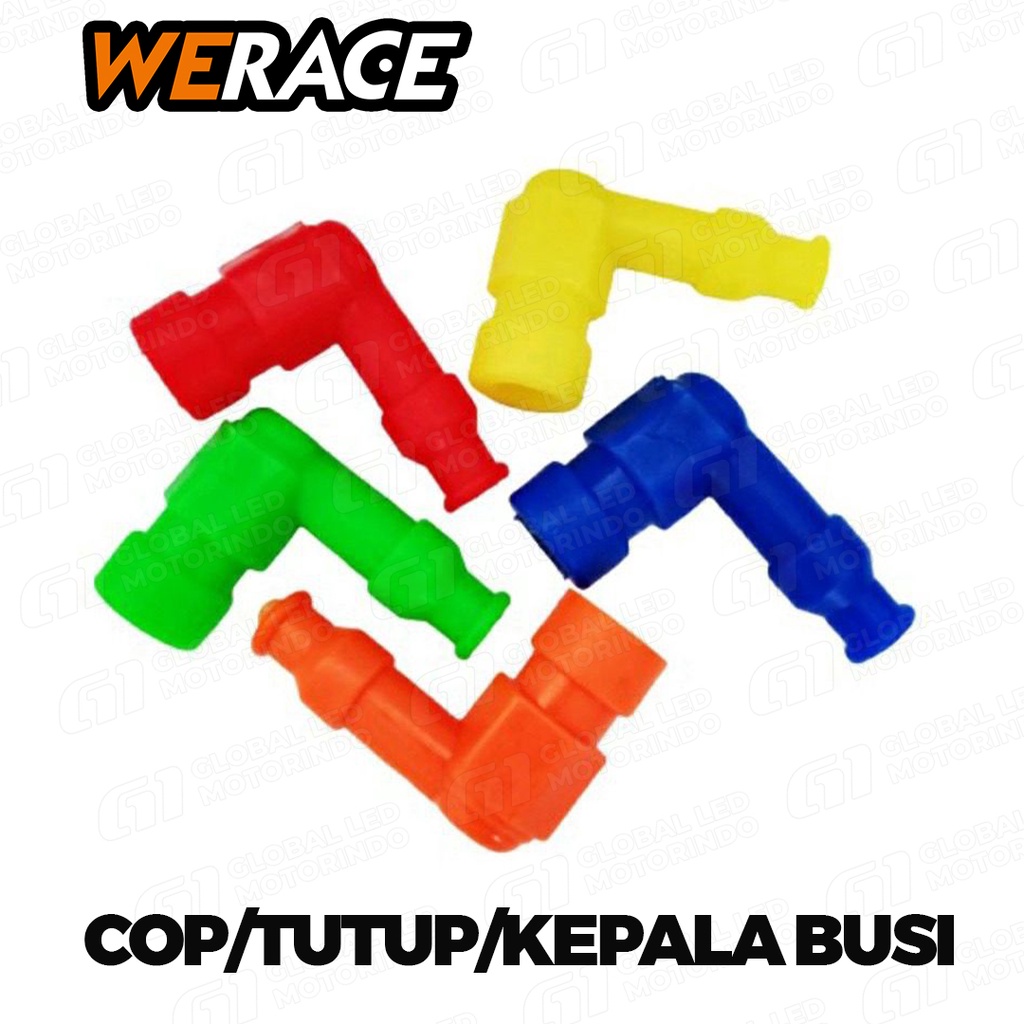 Jual WERACE Cop Busi Warna Tutup Busi Warna Kepala Busi Universal Semua ...