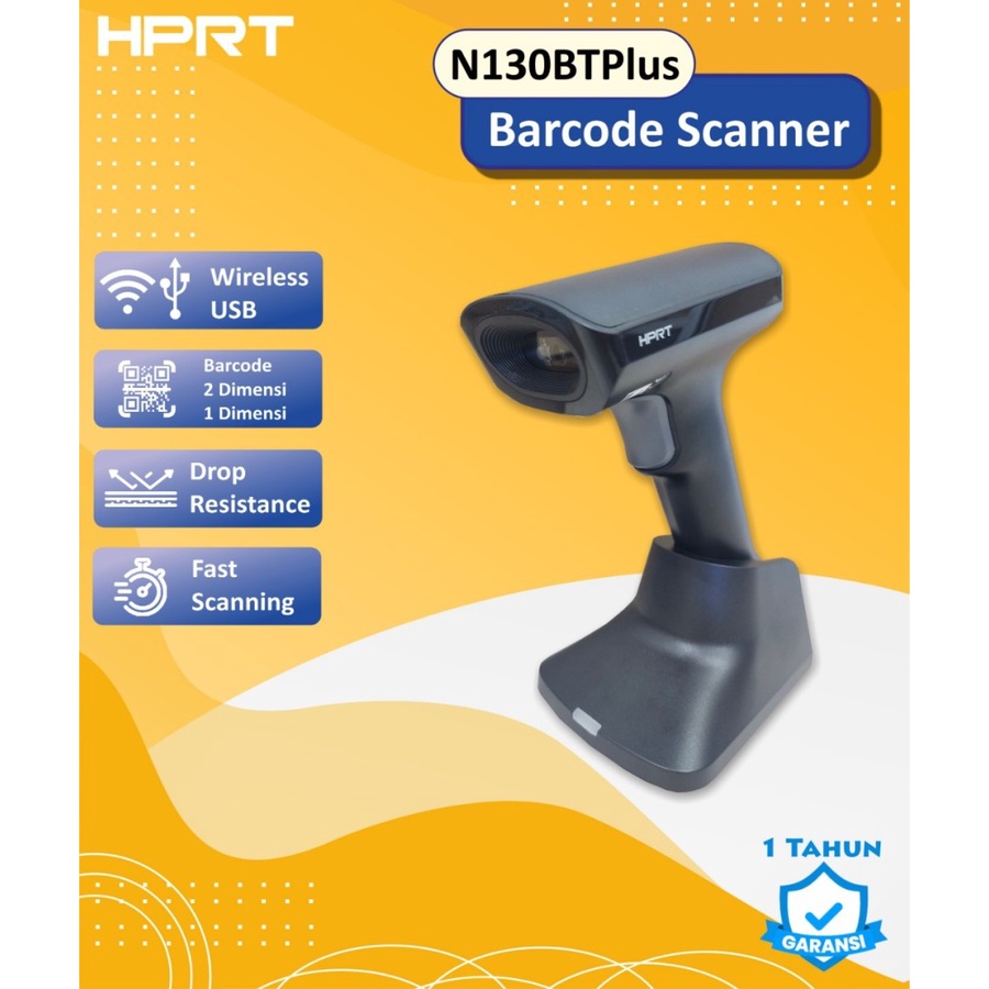 Jual HPRT Barcode Scanner N130BT plus / HPRT N130BT plus 2D BARCODE ...