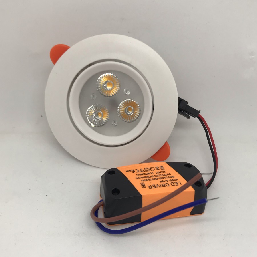 Jual DOWNLIGHT LED COB ADJUSTABLE 3 WATT 3W LAMPU KITCHEN SET MINIMALIS ...
