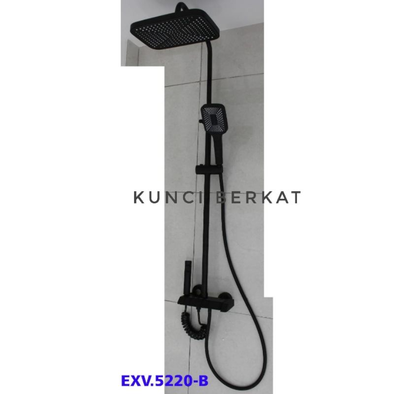 Jual Shower Coloum/Shower Set Black Series/Hitam/Shower Tiang | Shopee ...