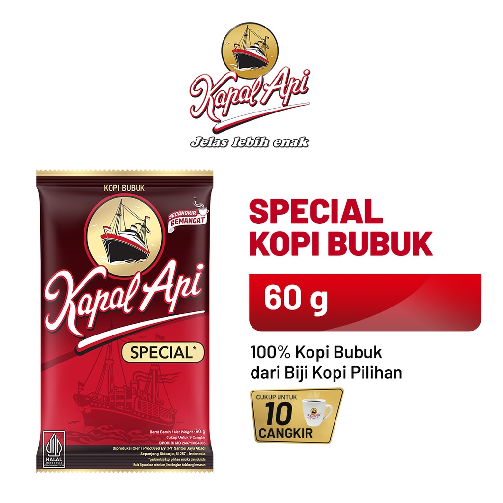 Jual Kopi Kapal Api 60gr (Sachet) | Shopee Indonesia
