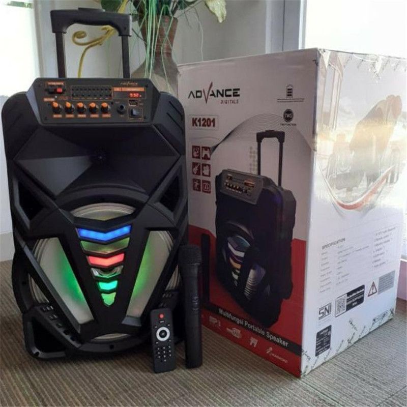 Jual Speaker Portable Advance K1201 + MIC Wireless | Shopee Indonesia
