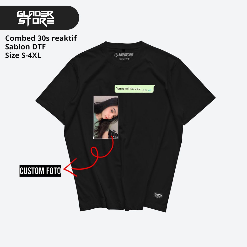 Jual Kaos Meme Indonesia - Chat dan Foto Bisa Custom | Shopee Indonesia