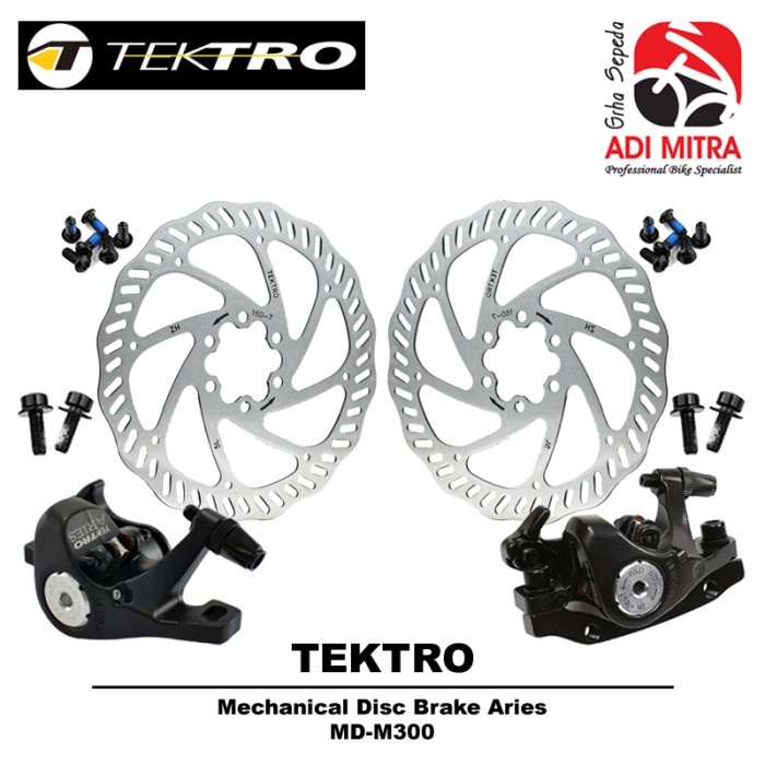 Jual Tektro Aries MD-M300 MTB Mechanical Disc Brake Post Mount Rem ...