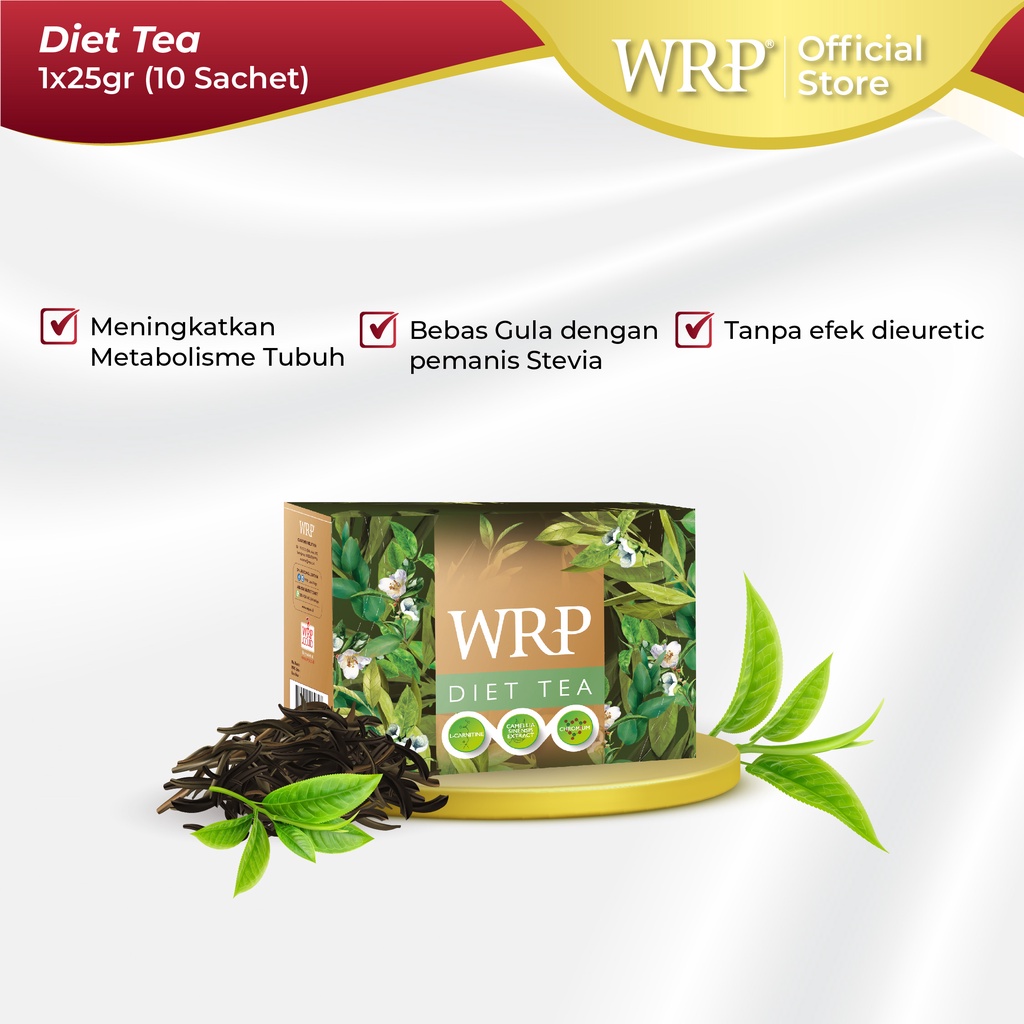 Jual WRP Diet Tea 10 Sachet - Mengurangi Lemak Tubuh Dengan Fat Blocker ...