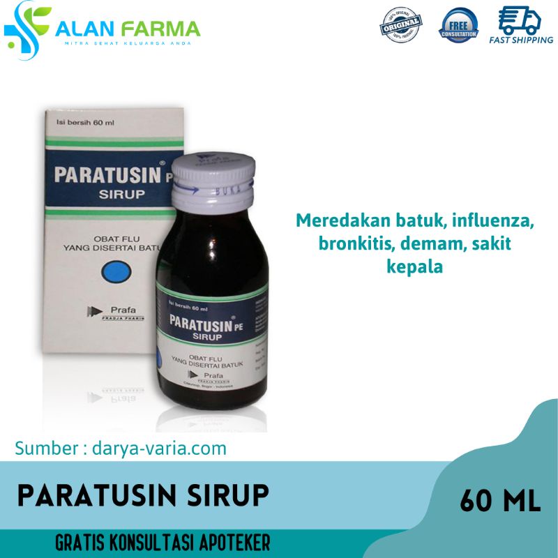 Jual Paratusin Sirup 60 mL | Paratusin Syr | Shopee Indonesia