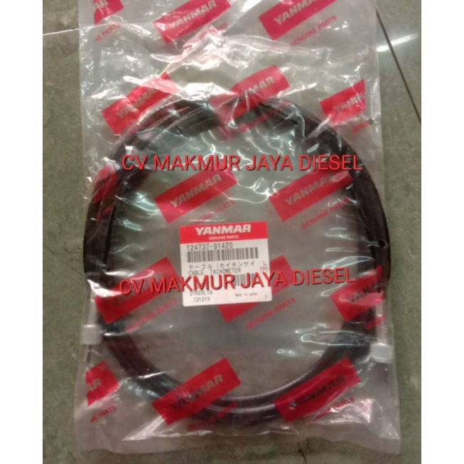 Jual Cable Tachometer 4TN100 124737-91420 Yanmar Genuine Parts | Shopee ...
