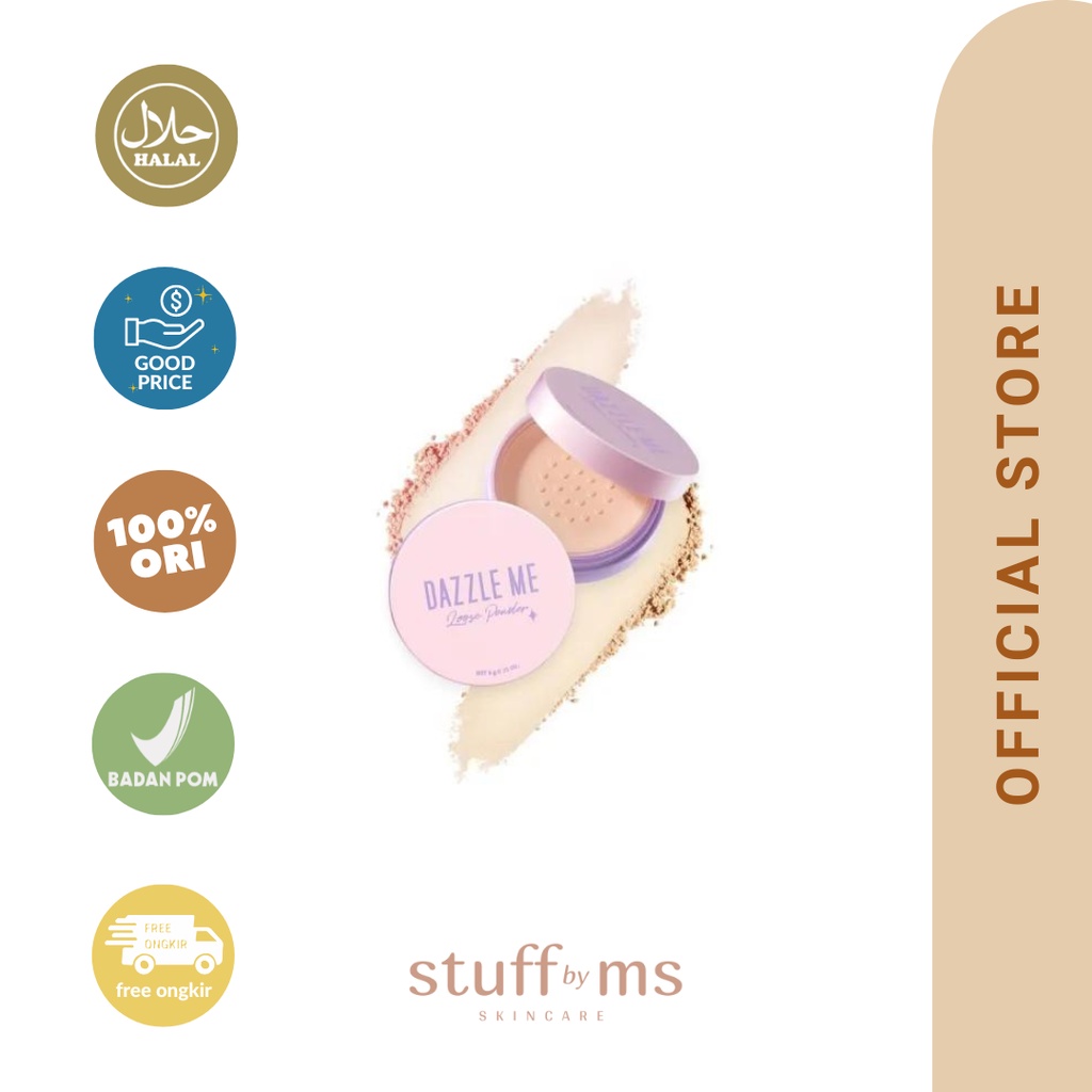 Jual DAZZLE ME Always Setting Loose Powder BPOM | Super Soft Smooth ...
