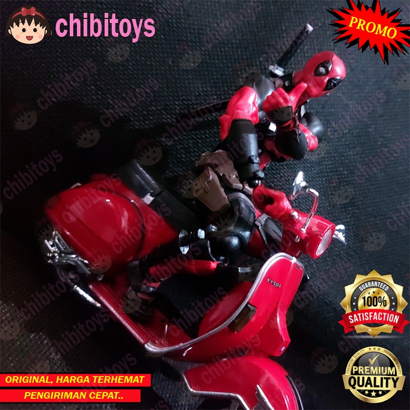 Jual MOTOR VESPA SKALA 1/12 P200E CLASSIC DEADPOOL MARVEL LEGENDS REVOLTECH MAFEX MEZCO FIGMA ...