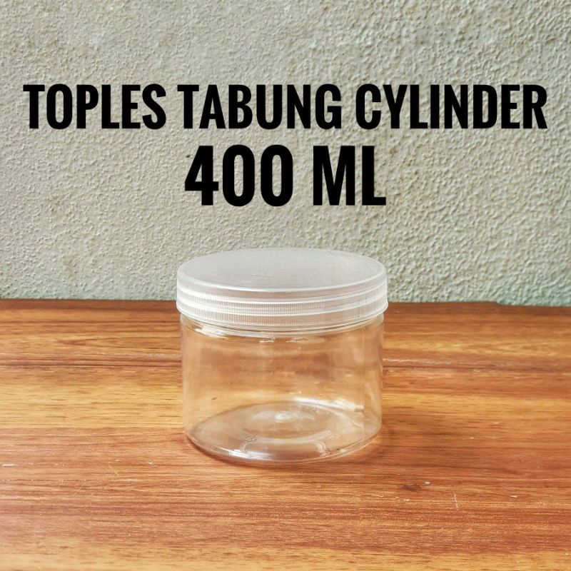 Jual Toples tabung cylinder 400ml/Toples jar 400ml/Toples kue kering | Shopee Indonesia