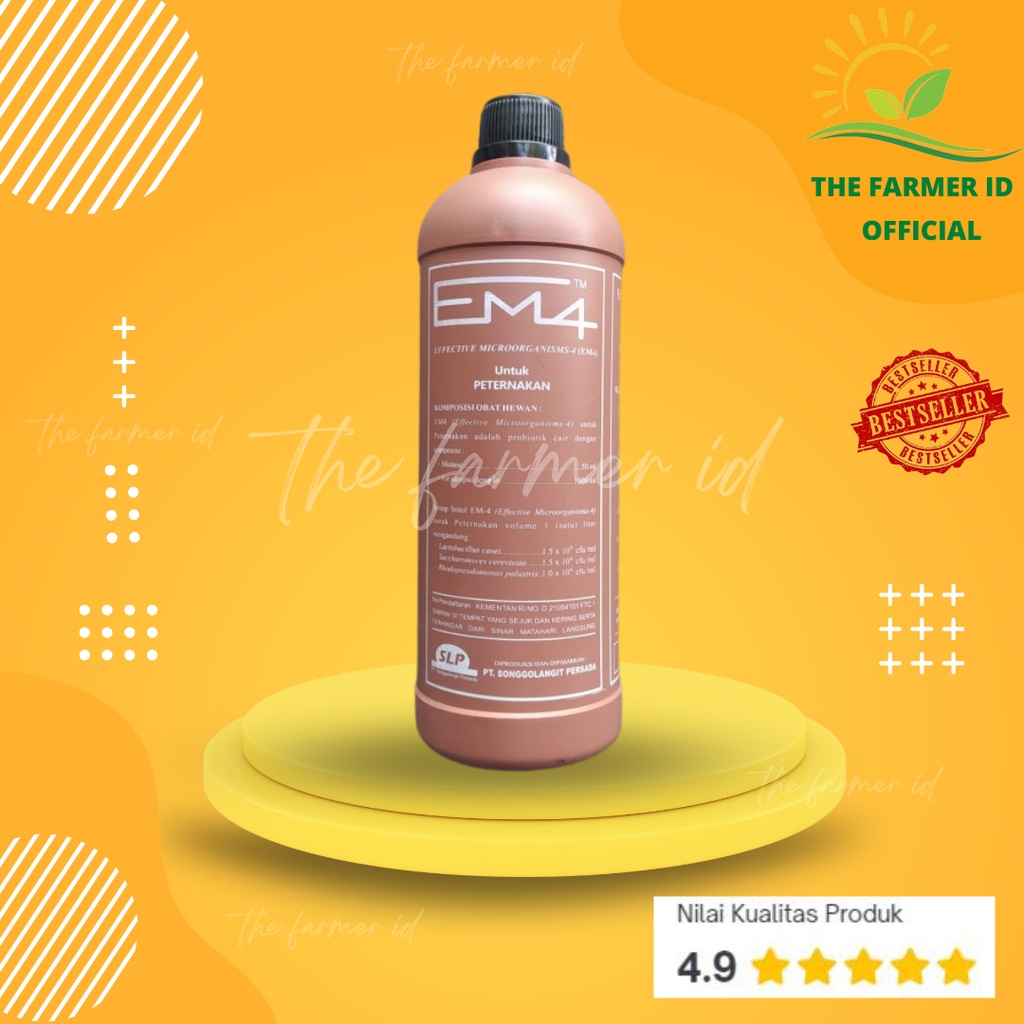 Jual EM4 Peternakan 1 Liter Untuk Kesehatan Ternak Dan Mengatasi Bau ...