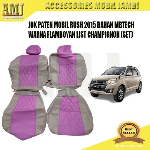 Jual JOK PATEN RUSH 2015 BAHAN MBTECH WARNA FLAMBOYAN + CHAMPIGNON (SET) | Shopee Indonesia