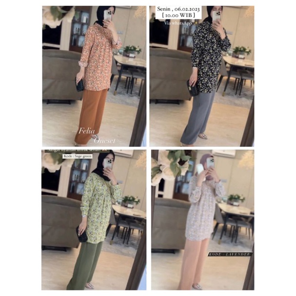 Jual FELIA SET ORI LONILA ( original ) | Shopee Indonesia