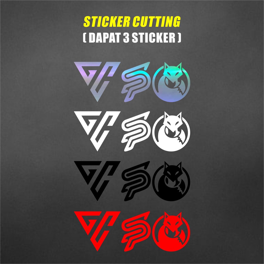 Jual Sticker Cutting Logo Viral | Shopee Indonesia