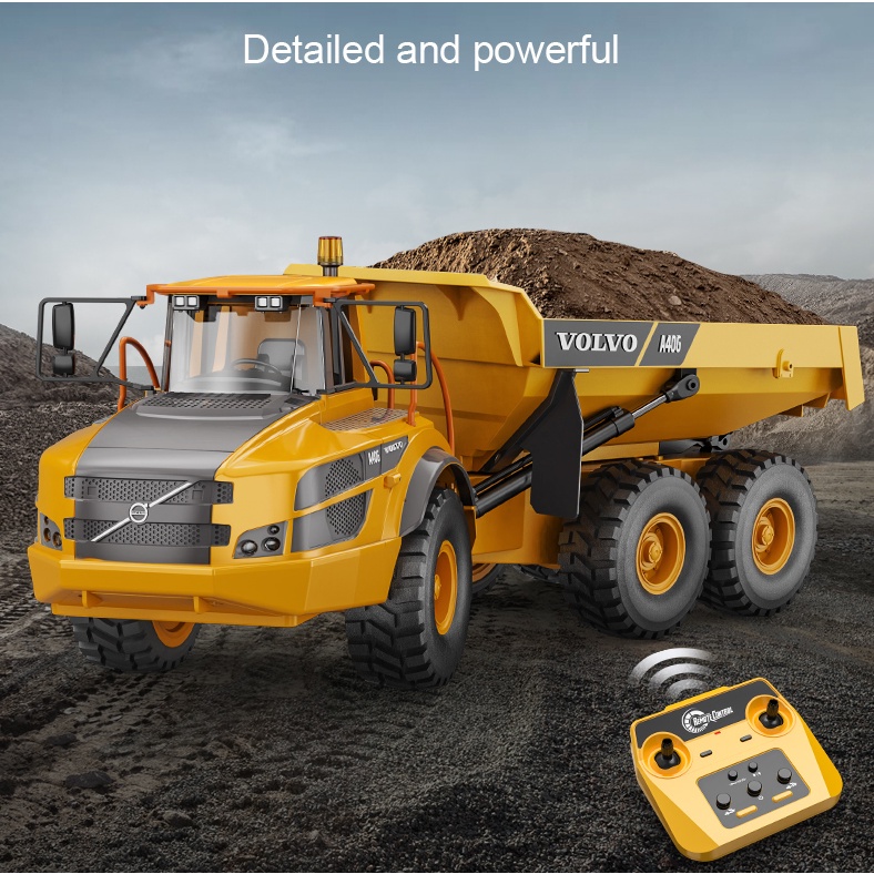 Jual RC Dump Truck Hauler volvo Double E E591 1:20 | Shopee Indonesia