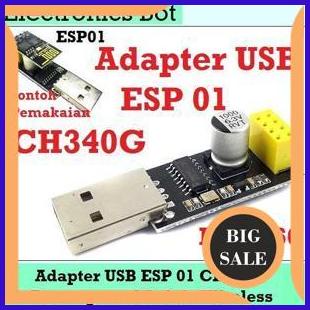Jual perkakas USB Adapter ESP 01 ESP-01 ESP8266 Wireless Arduino Loader Module 1F3B23 | Shopee ...