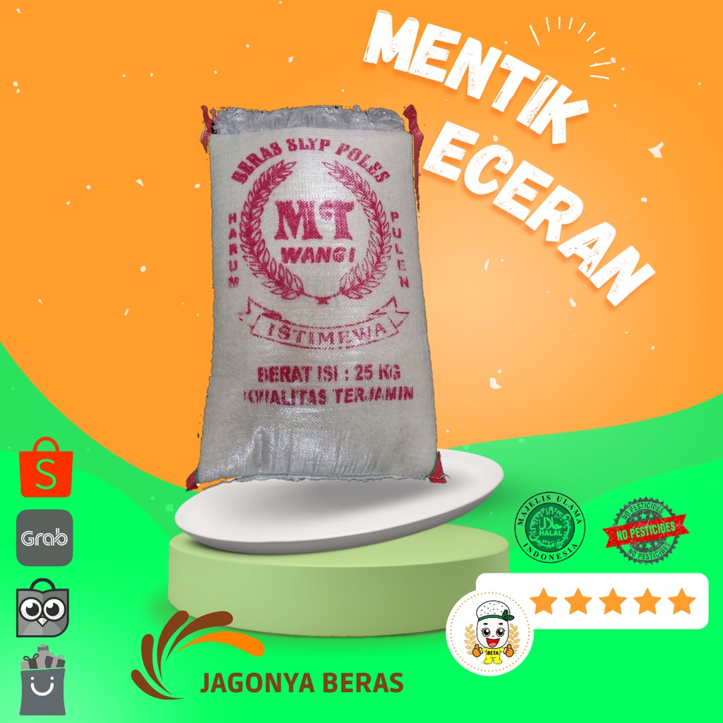 Jual BERAS MENTIK 25KG | Shopee Indonesia