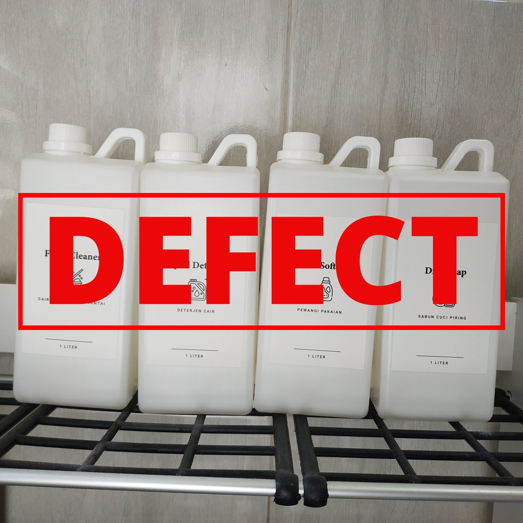 Jual [DEFECT] Botol Isi Ulang Detergent (1 Liter) | PutihAbu | Shopee ...