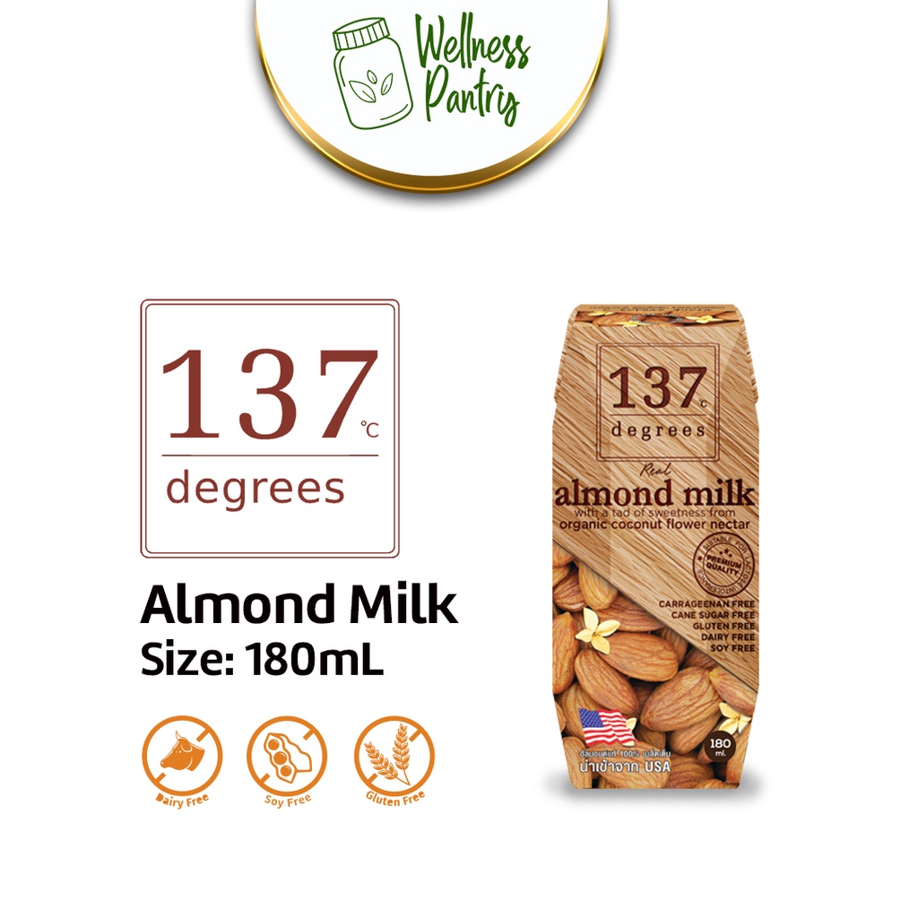 Jual 137 Degrees Almond Milk Original 180ml | Shopee Indonesia