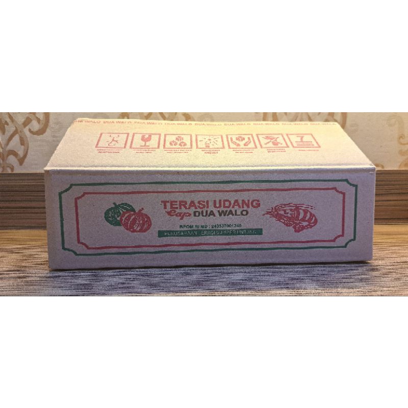 Jual Terasi udang cap DUA WALO 1 dos 400 biji | Shopee Indonesia