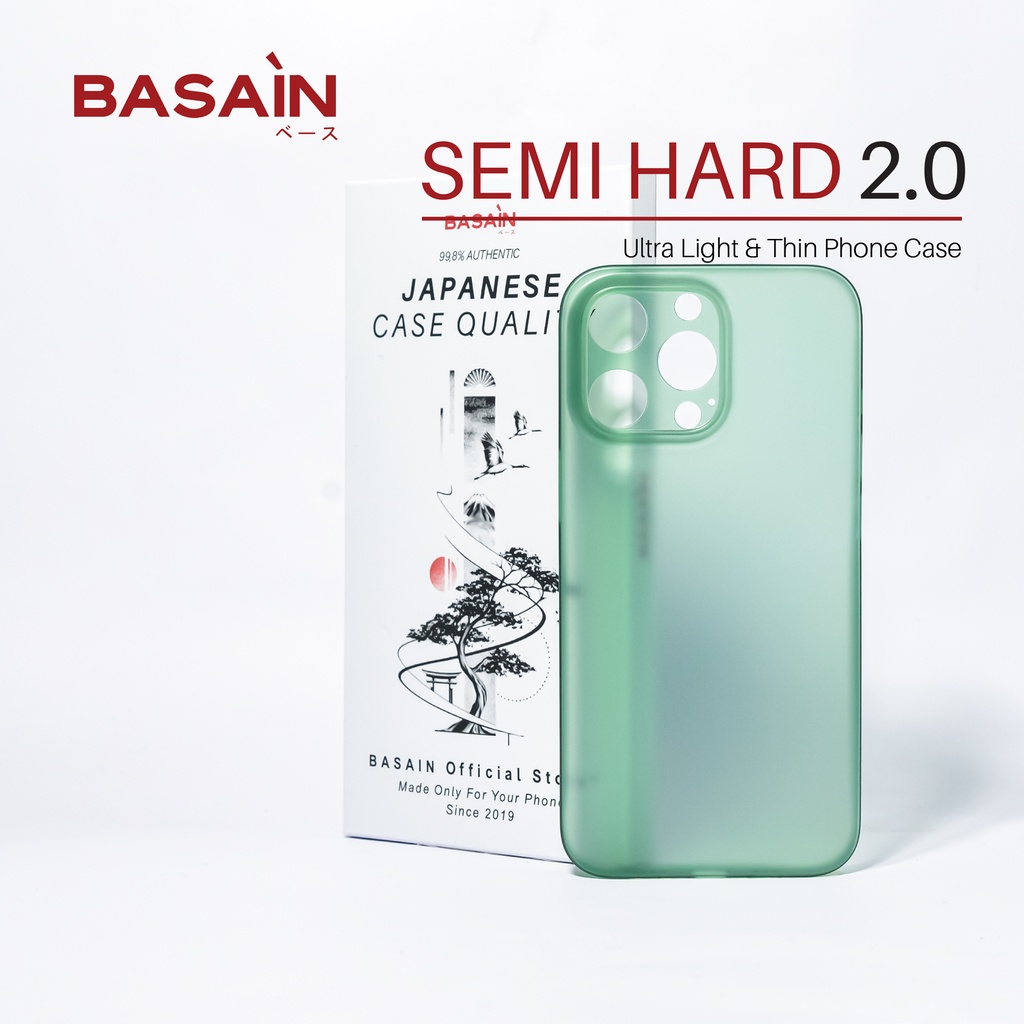 Jual Casing iPhone 13 / Pro / Max / Mini BASAIN Semi Hard 2.0 Case ...