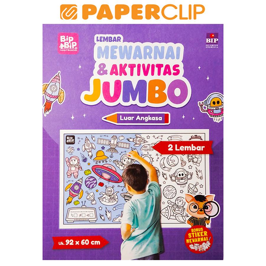 Jual LEMBAR MEWARNAI & AKTIVITAS JUMBO : LUAR ANGKASA | Shopee Indonesia