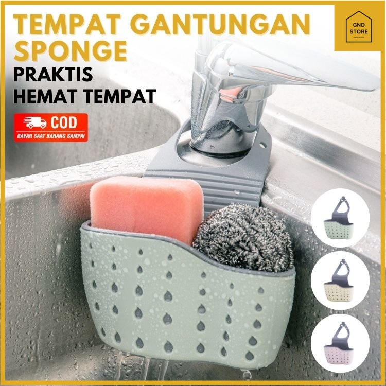 Jual Tempat Gantungan Sponge Wastafel Cuci Piring Gantung Multifungsi ...