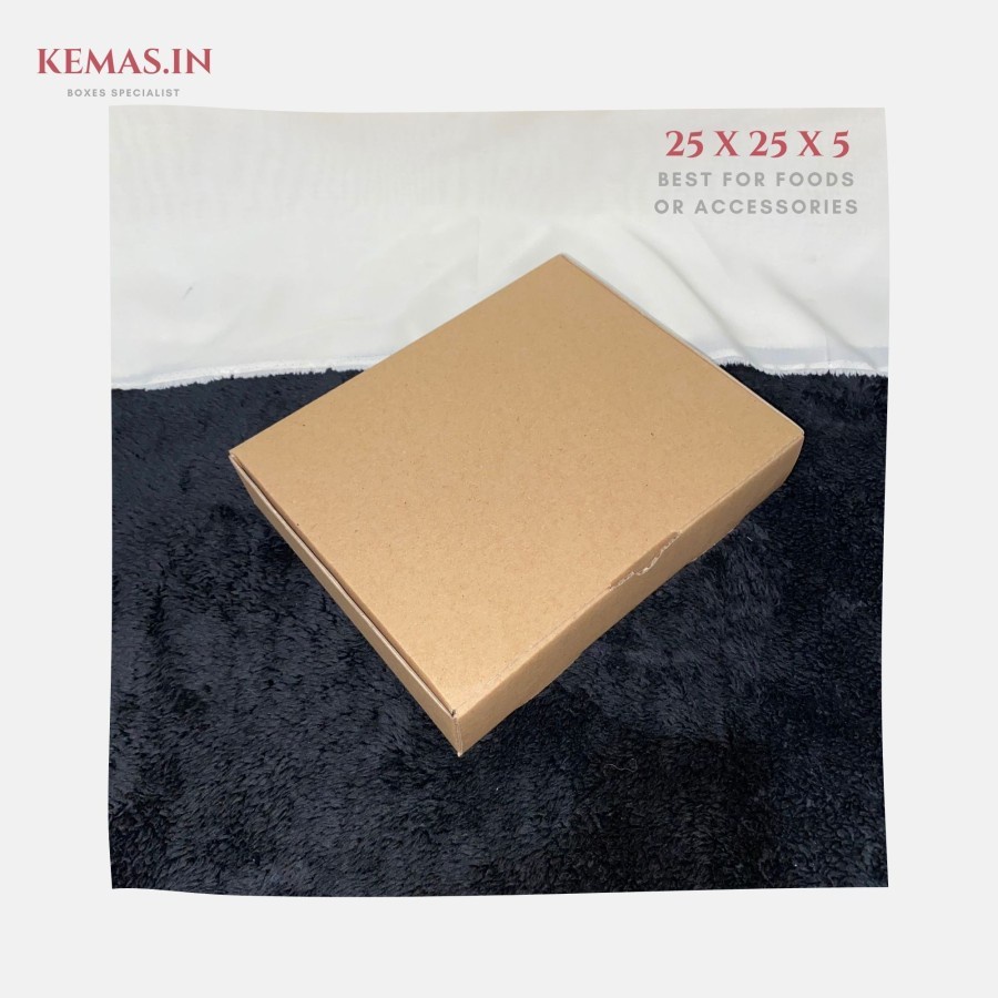 Jual KARDUS/BOX DIE CUT 25x25x5 cm | Shopee Indonesia