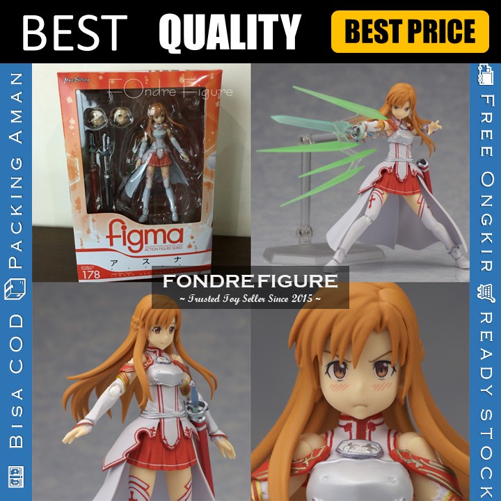 Jual FIGMA 178 ASUNA SWORD ART ONLINE MAX FACTORY ACTION FIGURE KWS ...