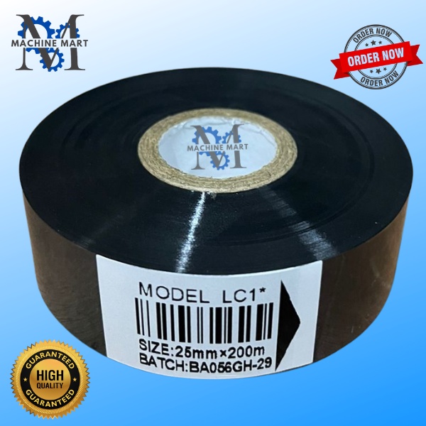 Jual Ribbon Tape 25 x 200 mm LC1* Tinta Foil Pita Mesin Coding Expired Date | Shopee Indonesia