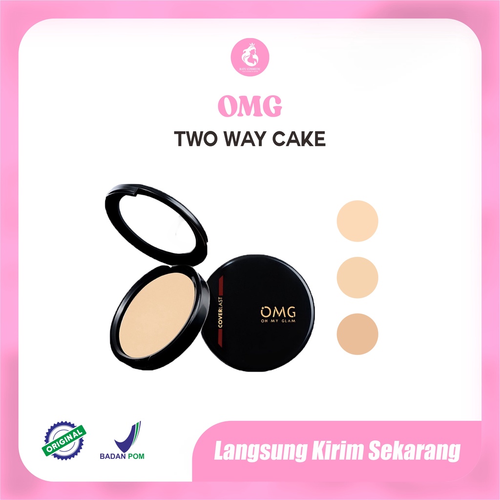 Jual OMG Oh My Glam Coverlast Two Way Cake SPF 20PA+++Oil Control 12g ...