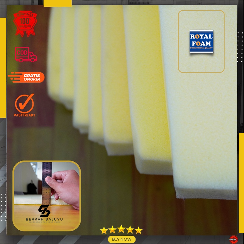 Jual Busa kuning Royal Foam empuk ukuran 200 cm x 150 cm x 2 CM ...