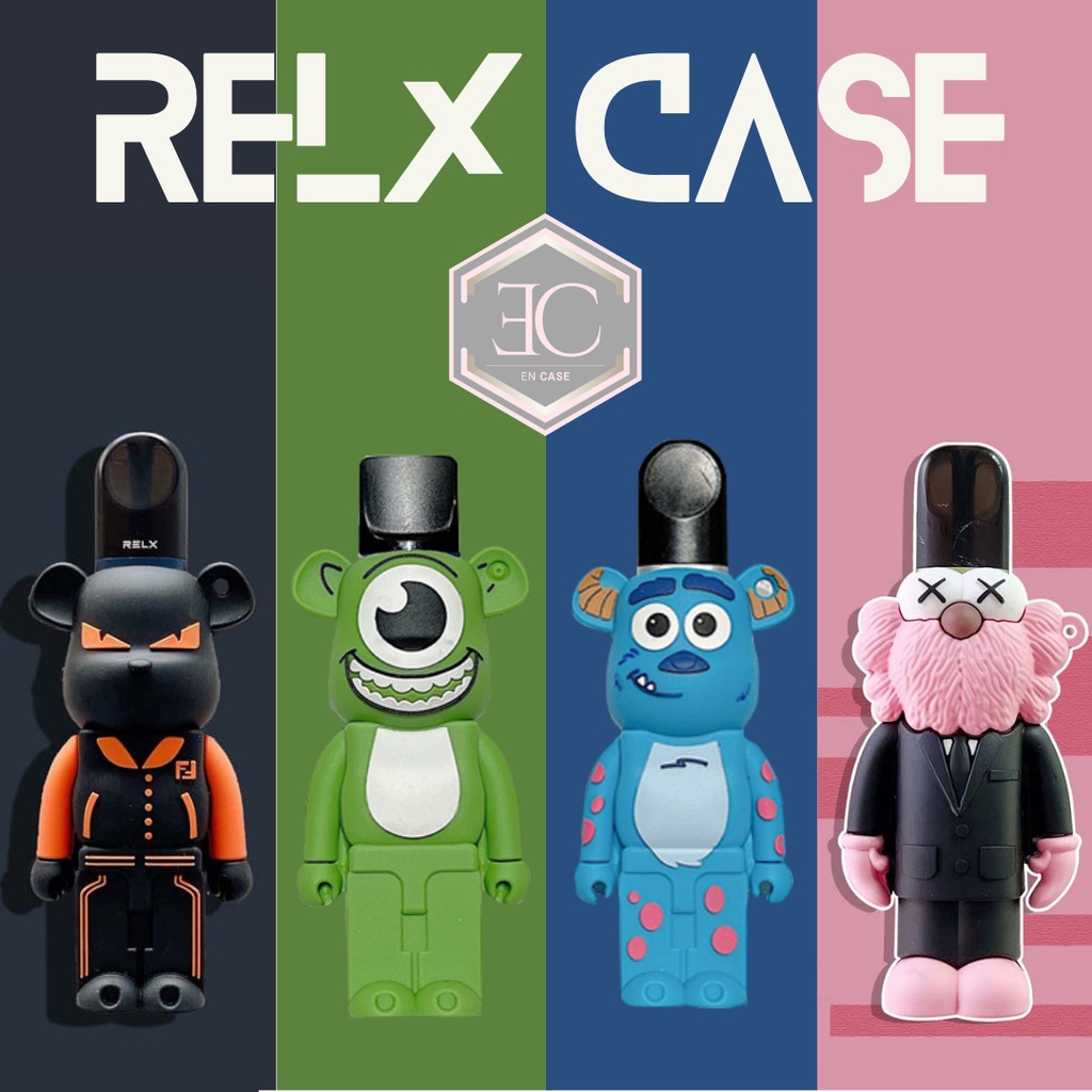 Jual Relx Silicon Protective Case with Lanyard | Casing Relx Bearbrick ...