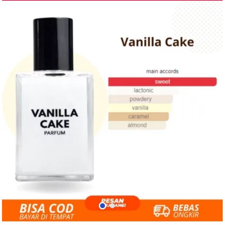 Jual parfum ku vanilla cake aroma kue lembut manis tahan lama (eude ...