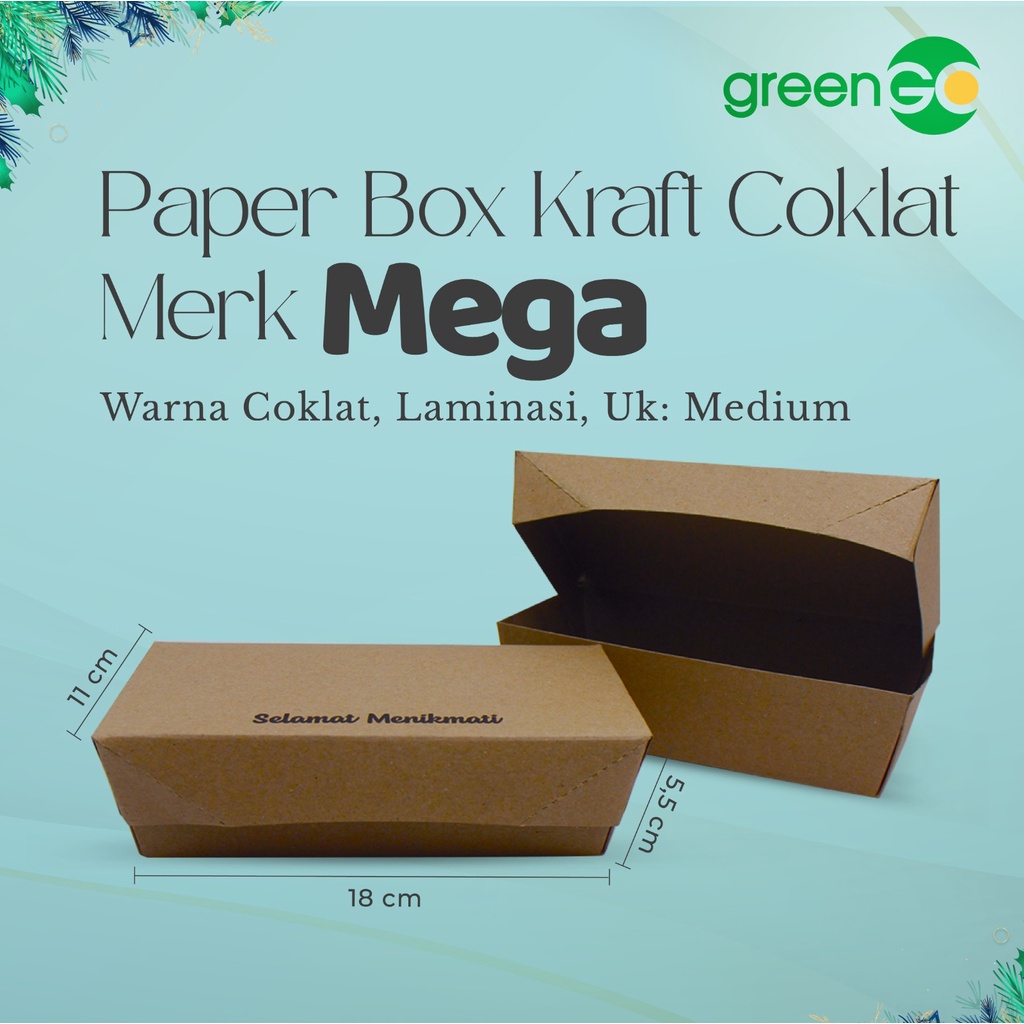 Jual PAPER BOX COKLAT SIZE M LAMINASI ANTI LENGKET PAPER BOX UKURAN ...